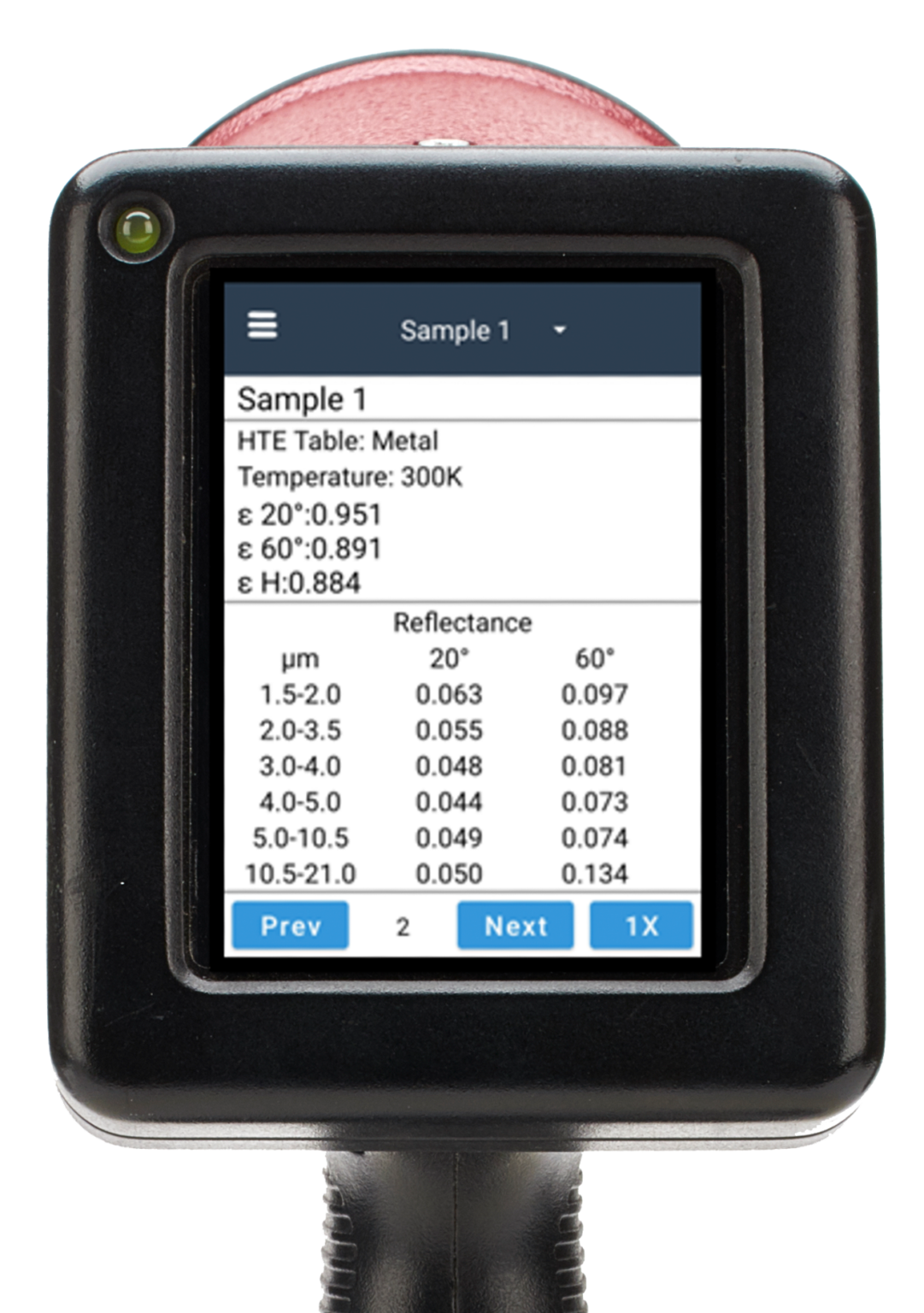ET-100 Emissometer - Surface Optics Corporation