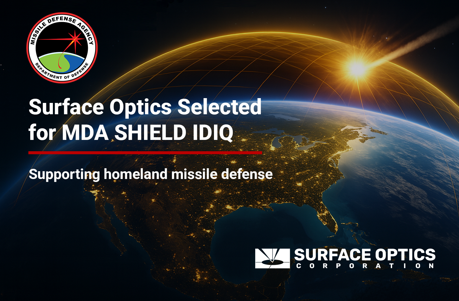 Surface Optics Selected for MDA's SHIELD Contract - Surface Optics ...